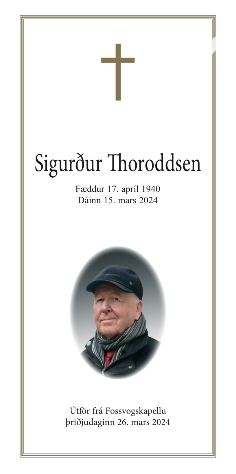 +Sigurður Thoroddsen 1940-2024 – Örn Bárður Jónsson – and "BARD-art"