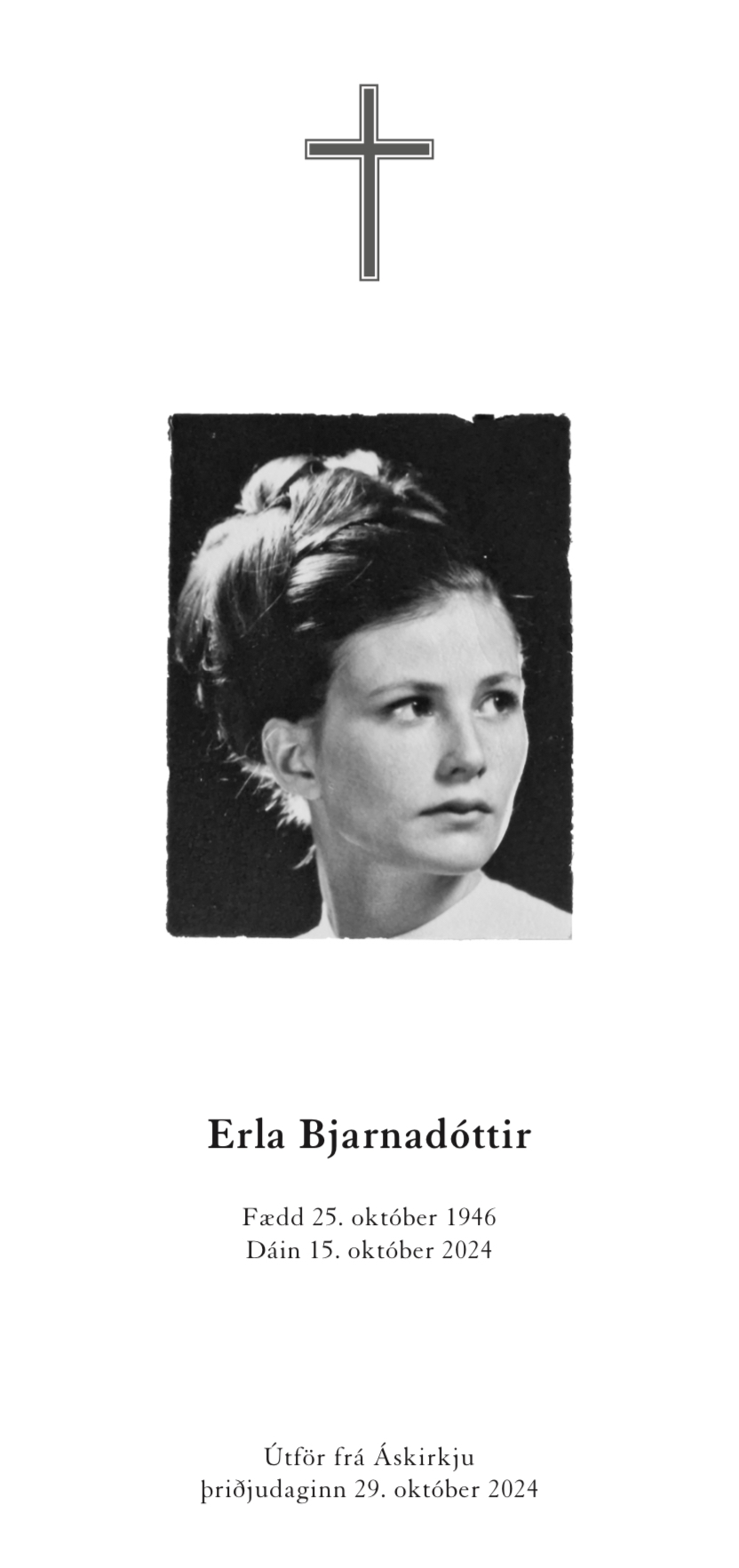 +Erla Bjarnadóttir 1946-2024 – Örn Bárður Jónsson – and "BARD-art"