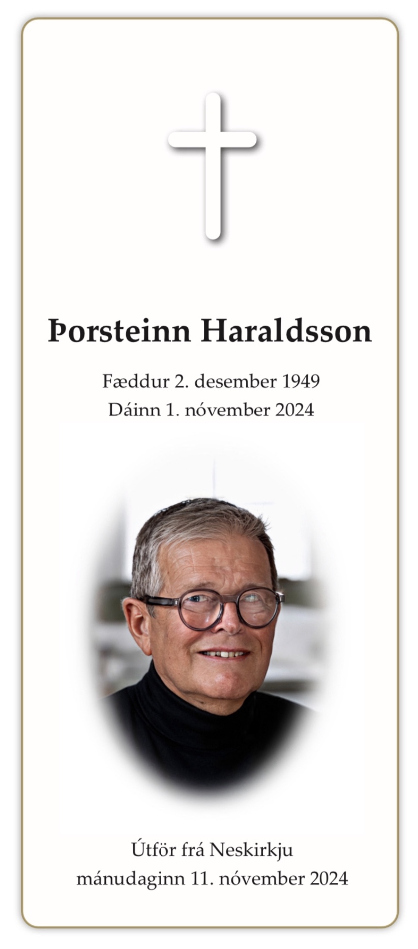 +Þorsteinn Haraldsson 1949-2024 – Örn Bárður Jónsson – and "BARD-art"